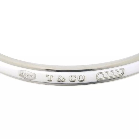 Tiffany & Co. | Jewelry | Tiffanyco 837 Bangle Narrow Bracelet Silver925 352g Women | Poshmark